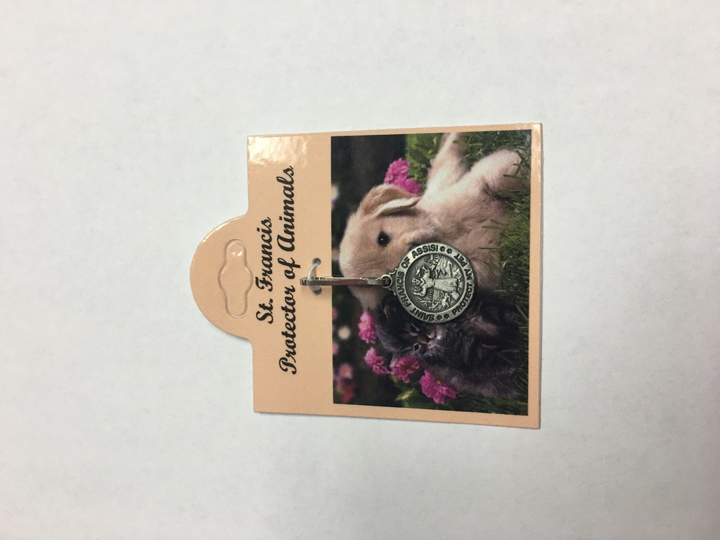 ENGRAVABLE ST. FRANCIS PET MEDAL PET